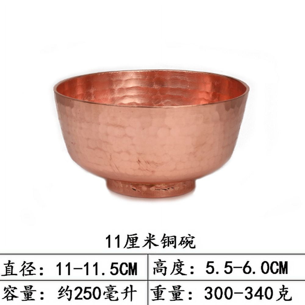 Pure Copper Bowl, Solid Handmade Copper Tableware,Thick Copper Bowl ...