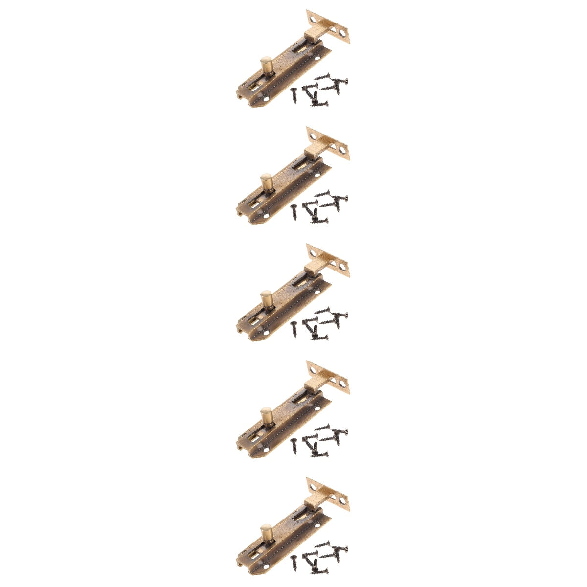 Pure Copper Cabinet Door Latch Necked Bolt Double Latches Concealed ...