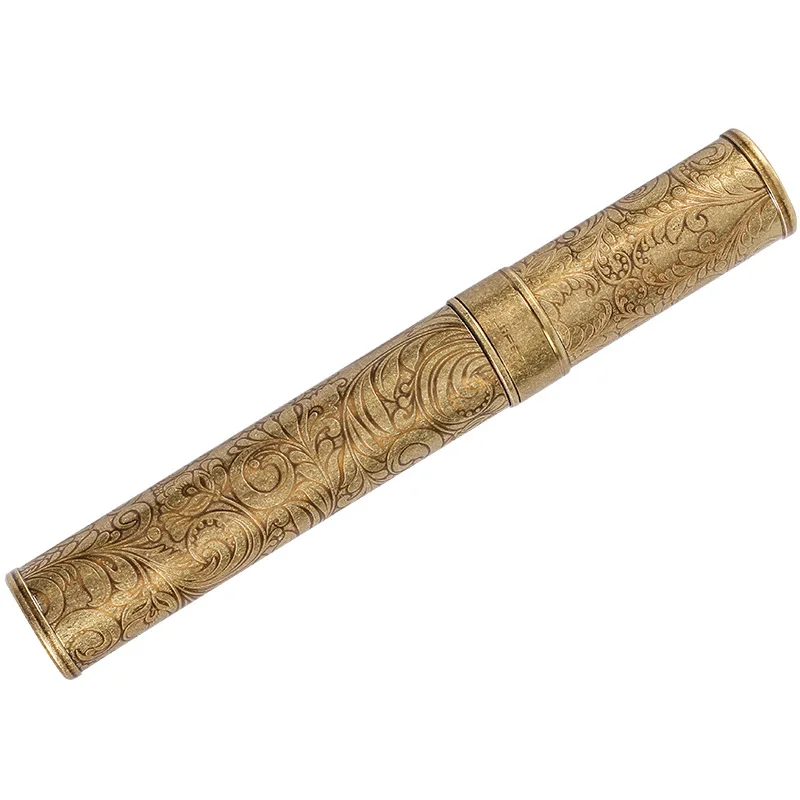 Pure Copper Cigars Box Single Cigar Tube Humidor Moisturizing Portable ...