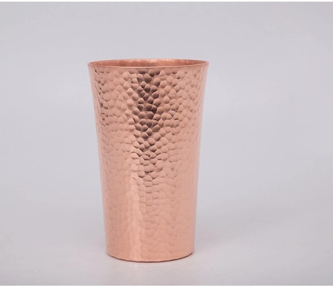 Wollet Pure Copper Cup, Copper Water Cup, Beer Cup（550ml）18.6oz ...