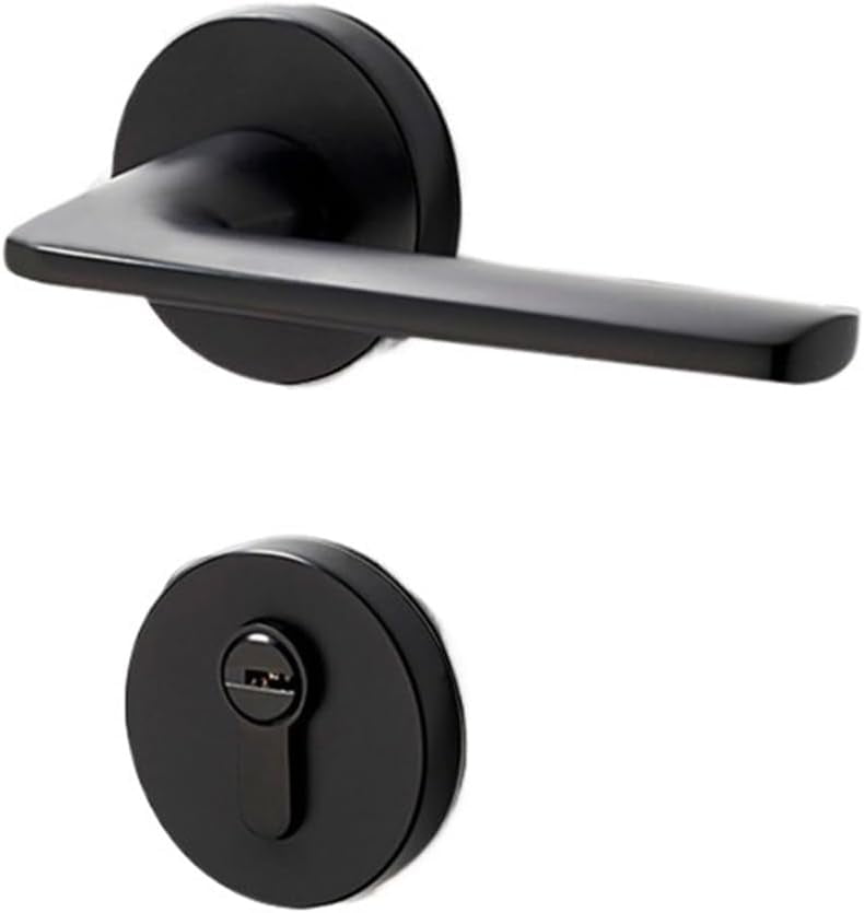 Pure Copper Door Lock Villa Indoor Bedroom Door Magnetic Split Lock ...