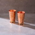 Pure Copper Drinking Glasses Water Glasses Drinkware With Ayurvedic