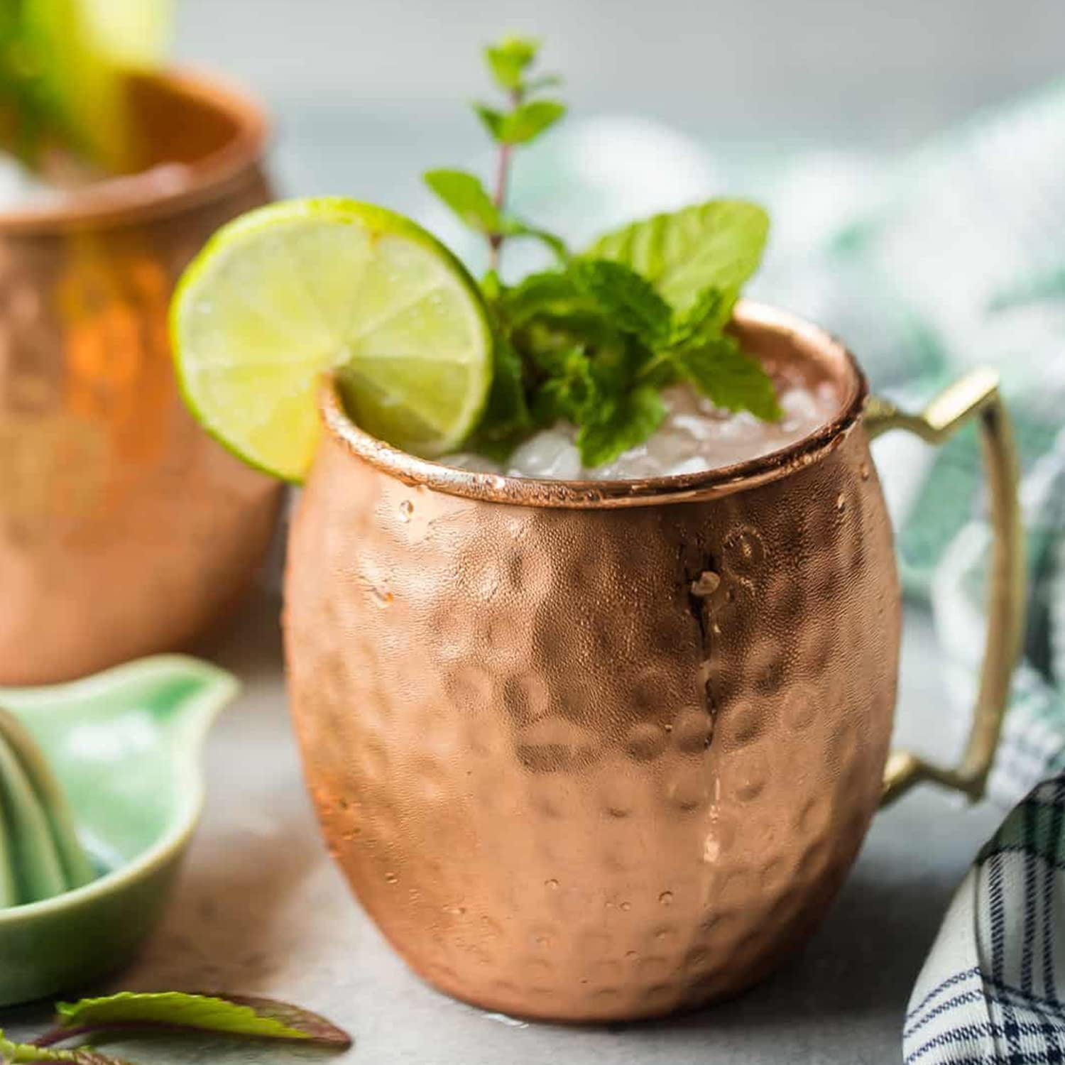 Pure Copper Hammered Copper Moscow Mule Mug Ideal for all chilled drink ...