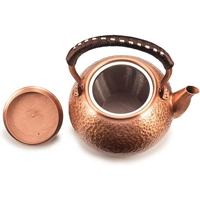 Pure Copper Kettle, Boiling Teapot, Handmade Hammered Copper Teapot ... Pure Copper Kettle, Boiling Teapot, Handmade Hammered Copper Teapot ...