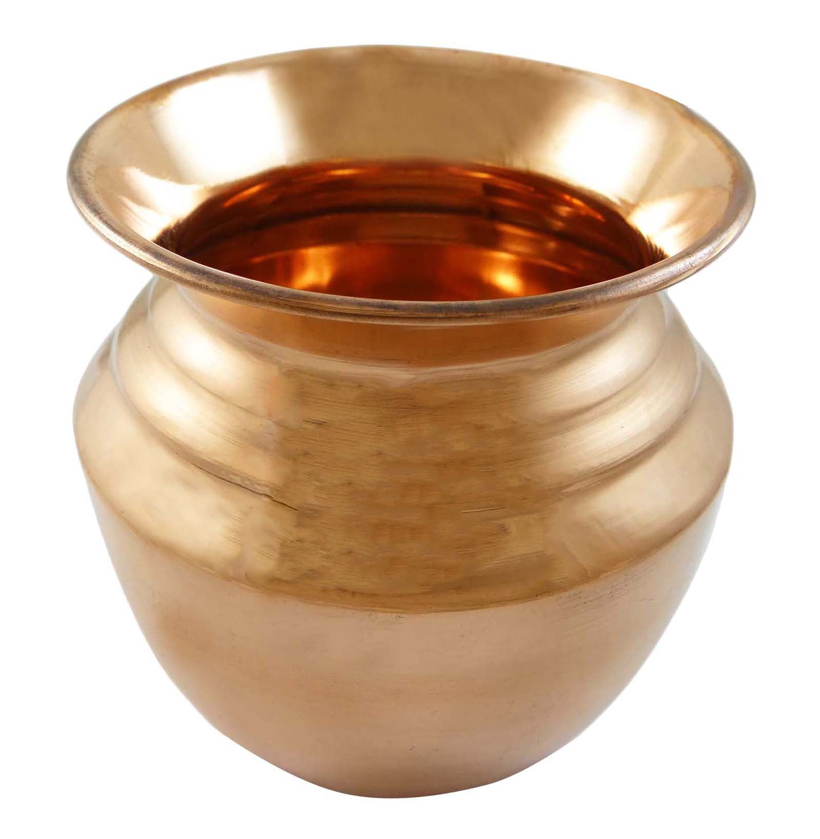 Pure Copper Lota Pooja Item Hindu Prayer Lota Kalash Copper Pot Arti ...