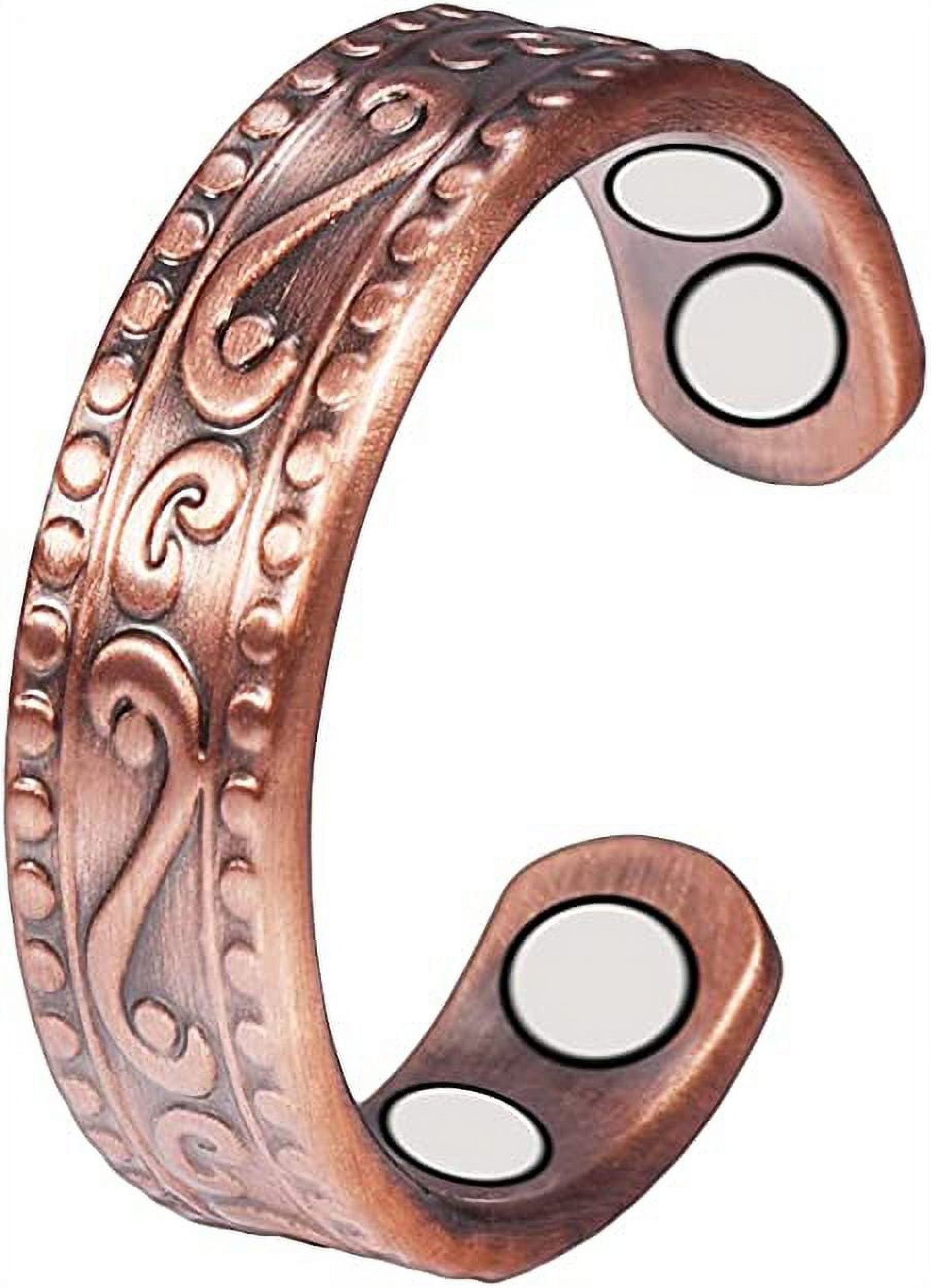 Pure Copper Magnetic Rings,CPR-0955, Adjustable Size,Vintage Copper ...