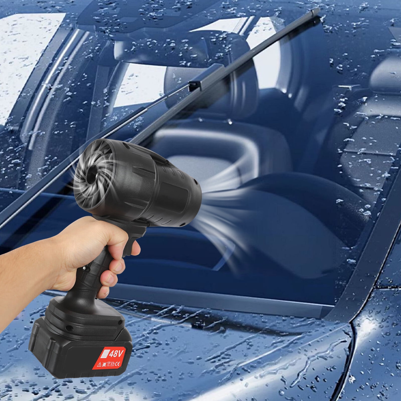 Pure Copper Motor Car Dryer Car Blower Portable Cordless Car Dryer ...