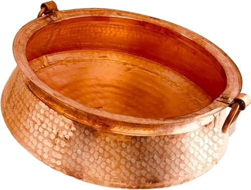 Pure Copper Nepali Khadkulo Traditional Water Purifying & Flowers ...