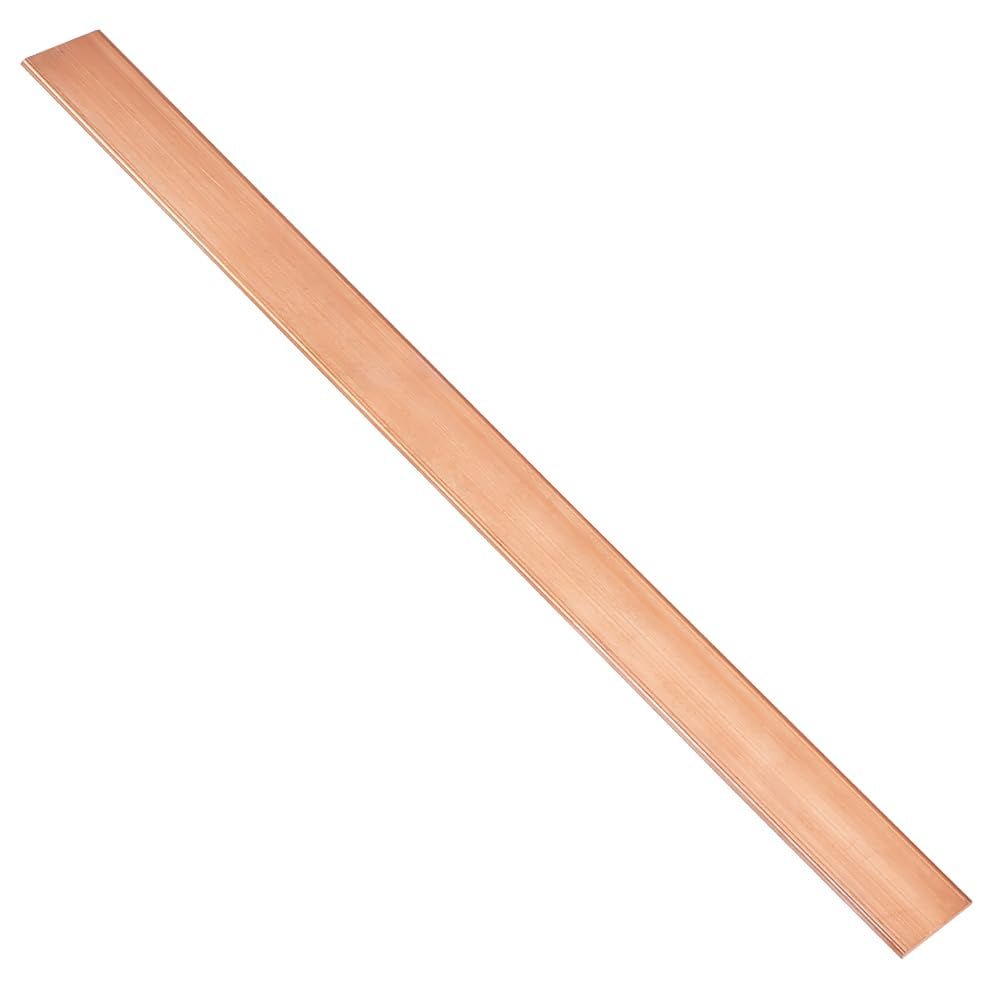Pure Copper Plate 309x24.5mm Copper Flat Bar 3mm Thick Rectangle Copper ...