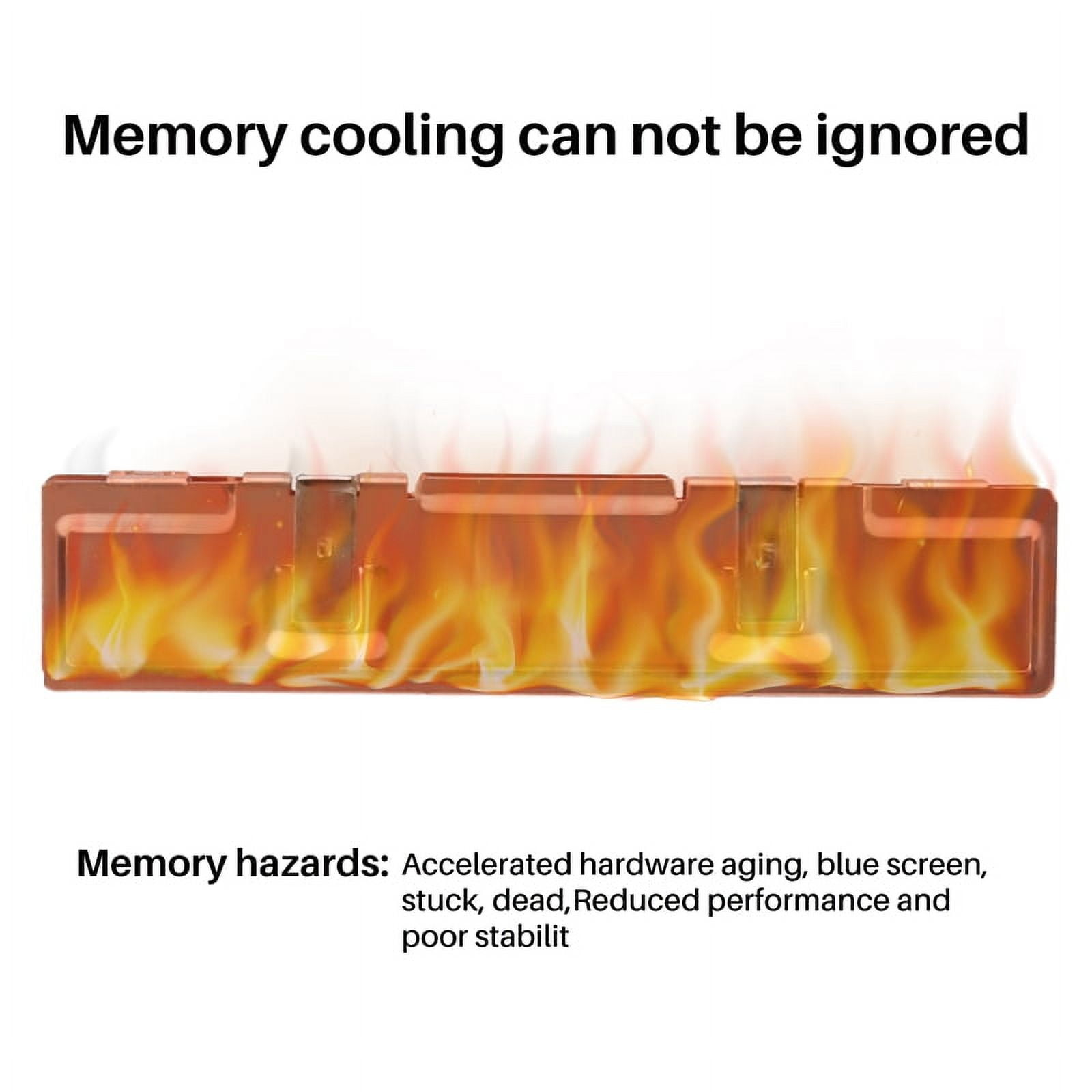 Pure Copper RAM Heatsink Radiator for Ram DDR3 Memory Cooler Cooling ...