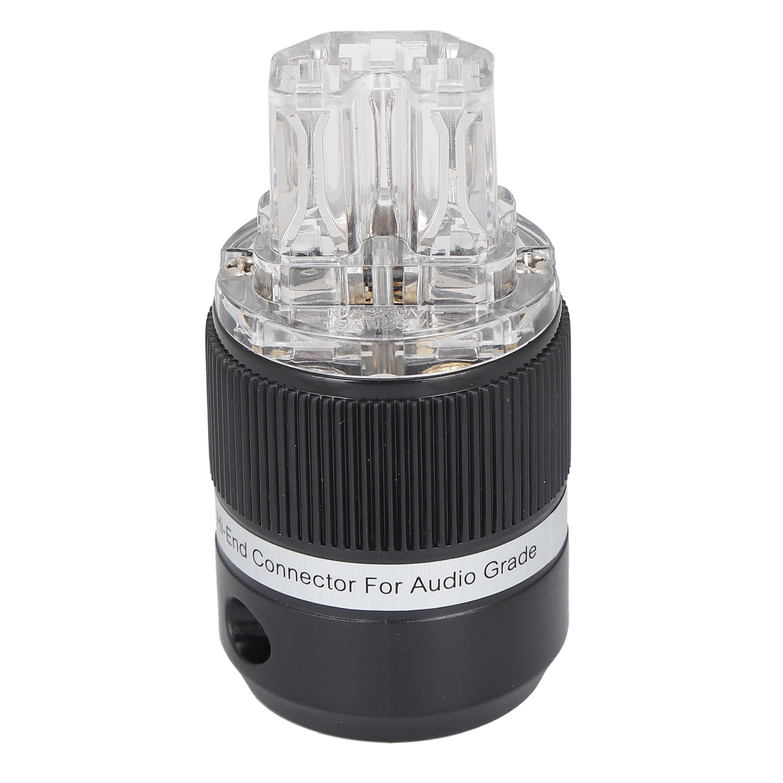 Pure Copper Rhodium-Plated AC Power Plug for Audio Cables, 100-250V ...