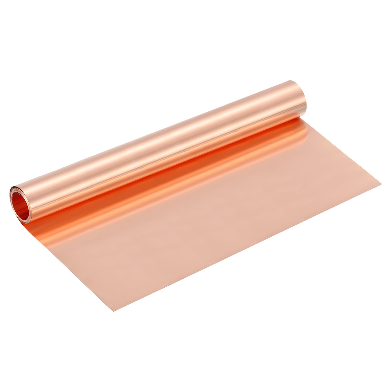 Pure Copper Sheet Roll, 0.05mm 24Ga Thick T2 Copper Flashing 1070mm x ...