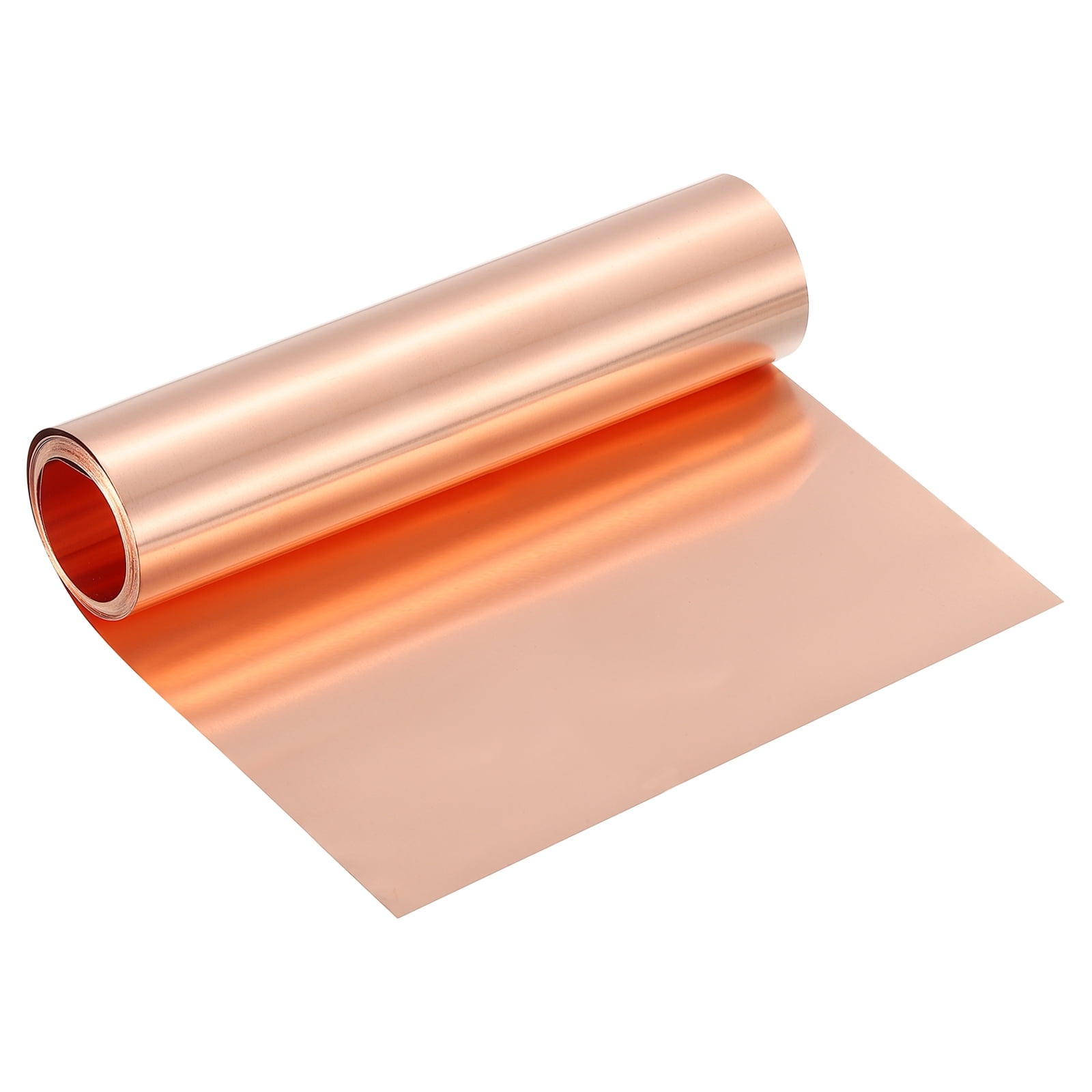 Pure Copper Sheet Roll, 0.05mm 24Ga Thick T2 Copper Flashing 1530mm x ...