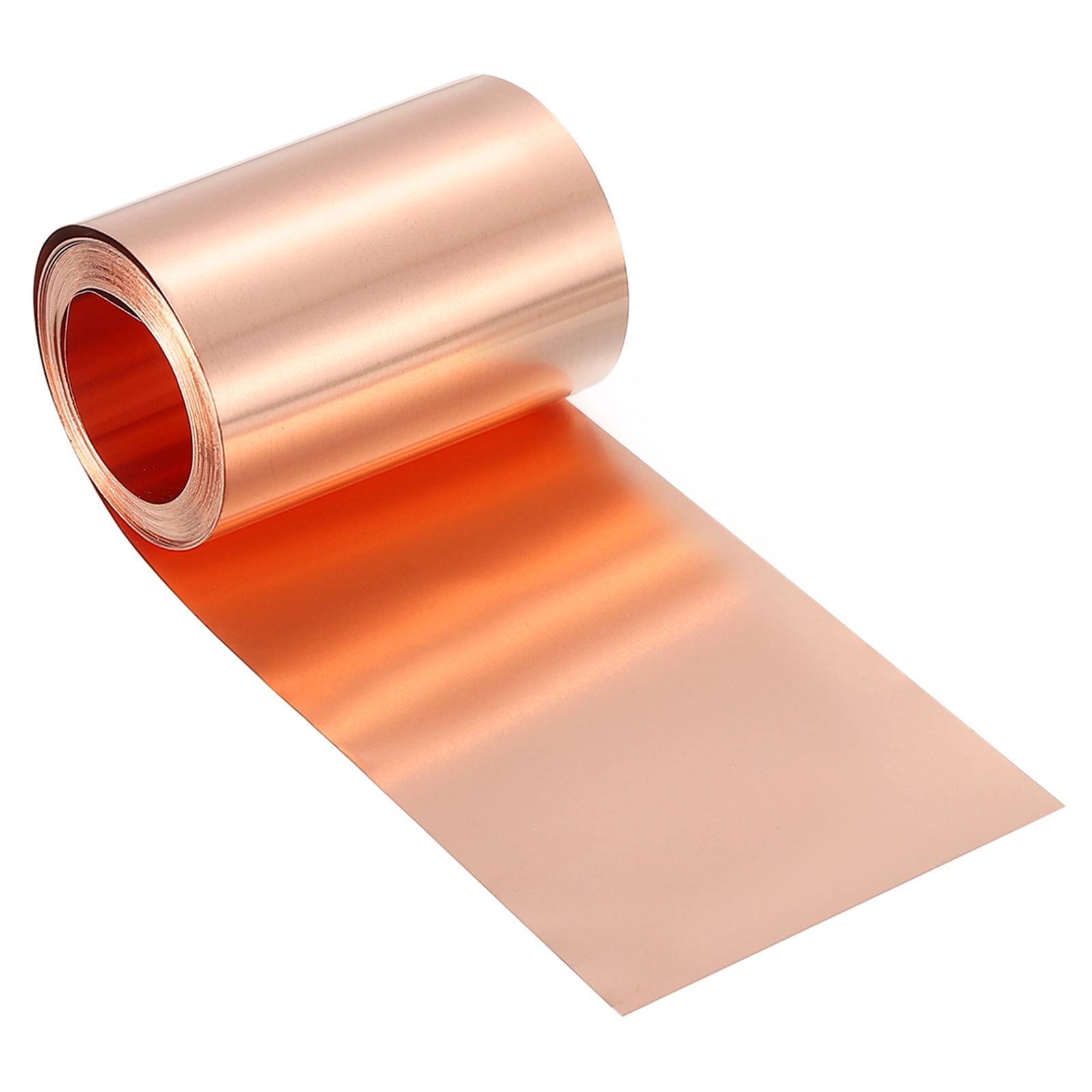 Pure Copper Sheet Roll, 0.08mm 24Ga Thick T2 Copper Flashing 6100mm x ...