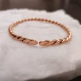 Pure Copper Tensor Ring Bangle Bracelet, Copper round cuff adjustable ...