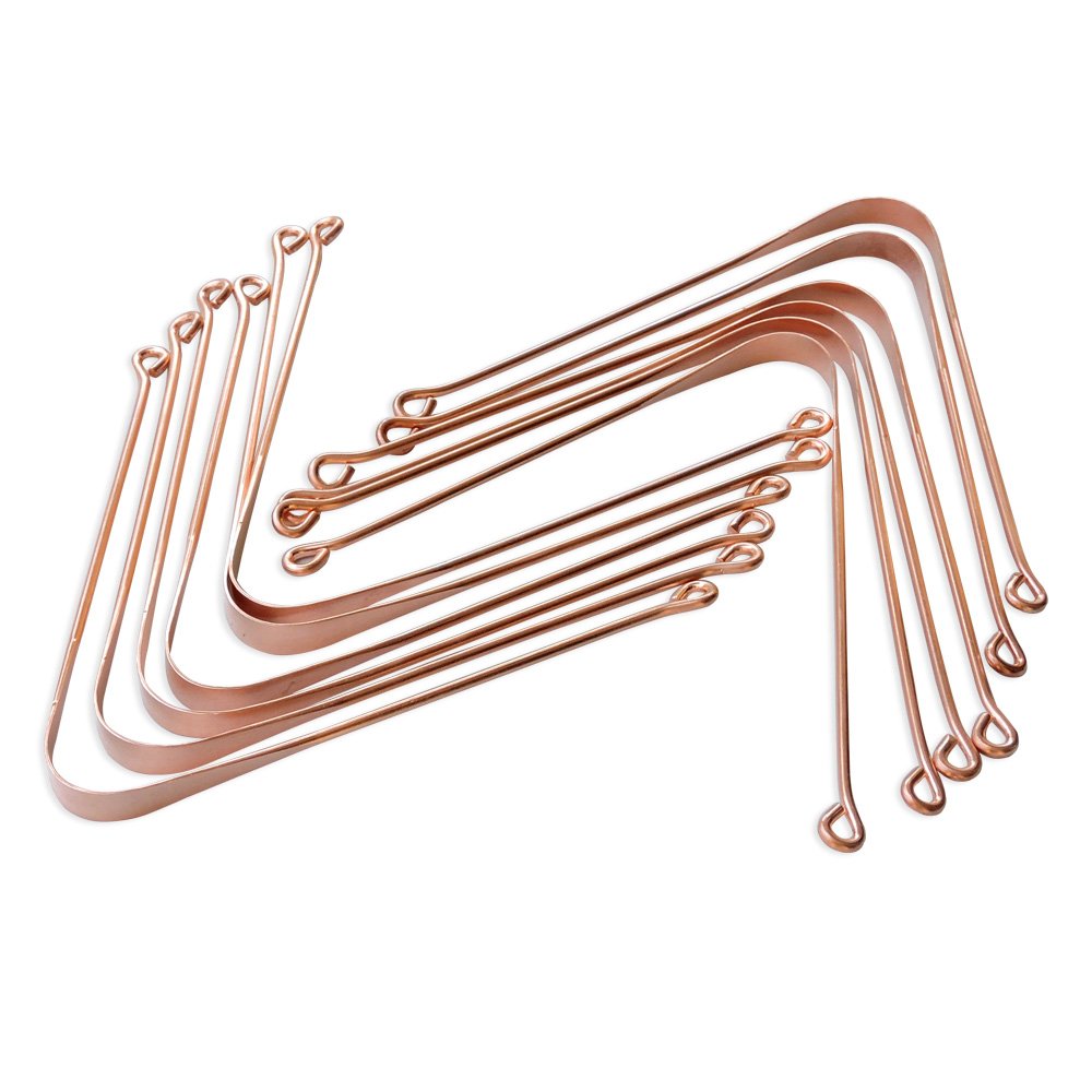 Pure Copper Tongue Cleaner, TSF6 Set of 12, for Bad Breath Treatment ...