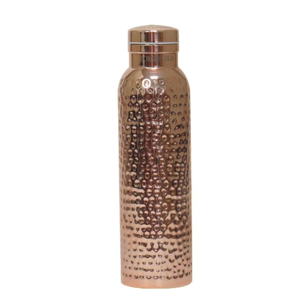 Pure Copper Water Bottle for Drinking,Pure Copper Hammered Water Bottle ...