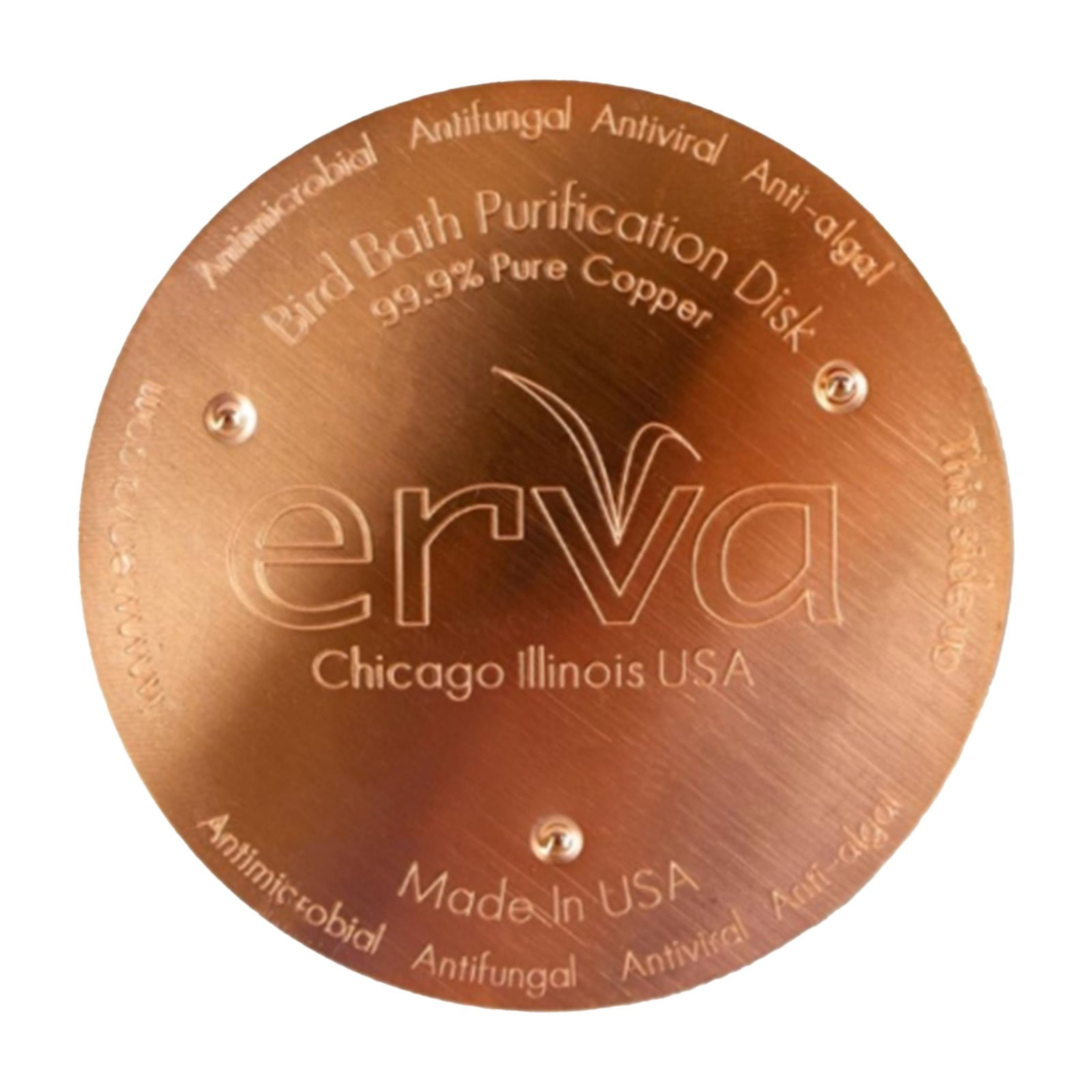 Pure Copper Water Purification Tablets Bird Baths Disk Cleaner Algae ...