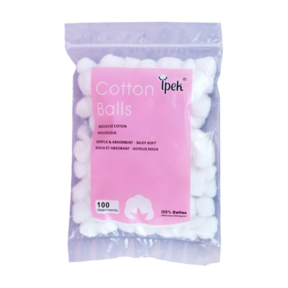 Pure Cotton Balls - Soft, Absorbent & Gentle for Makeup Removal ...