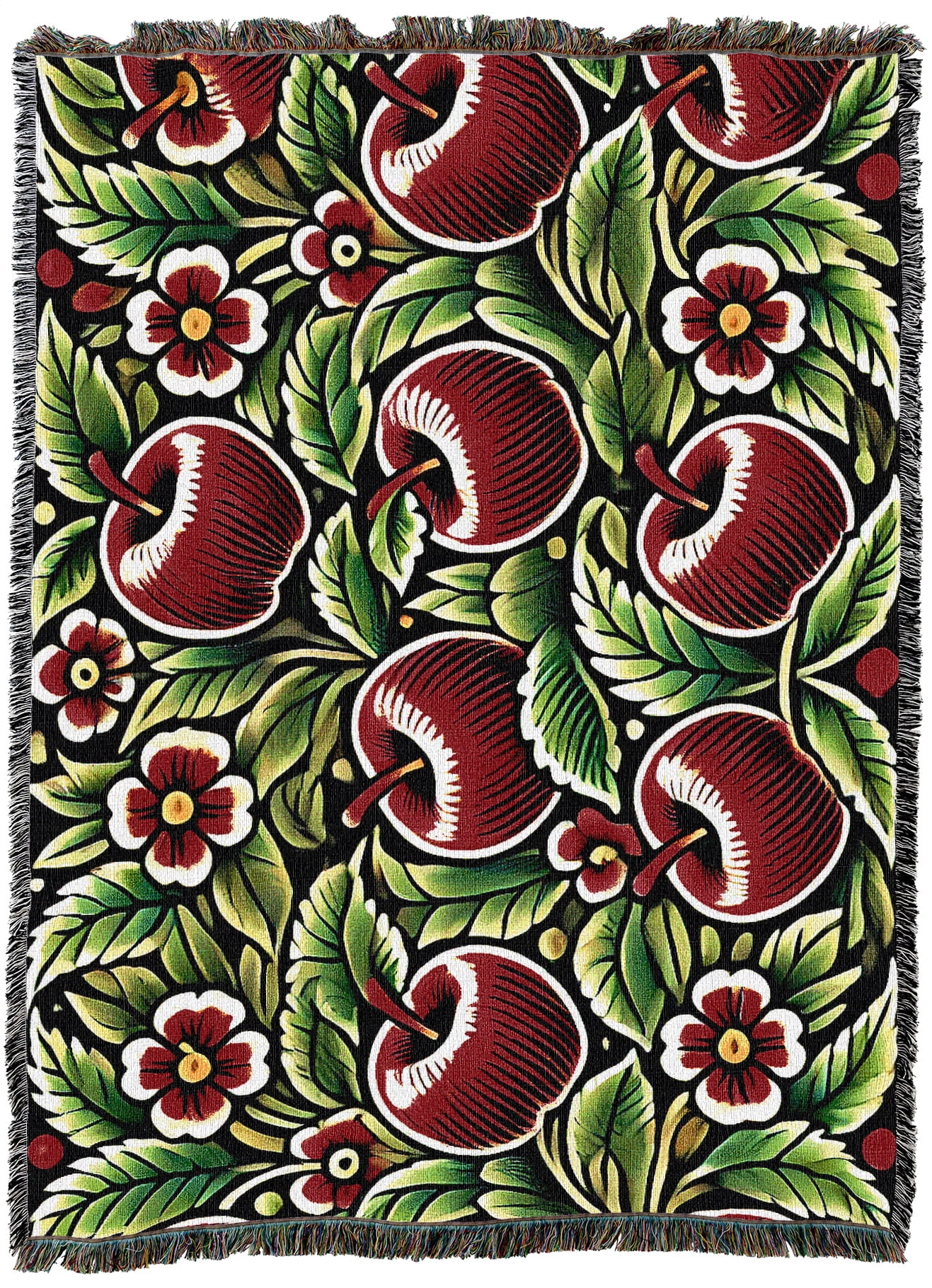 Pure Country Weavers Apples To Cuddle Blanket Tapestry Throw Woven from ...