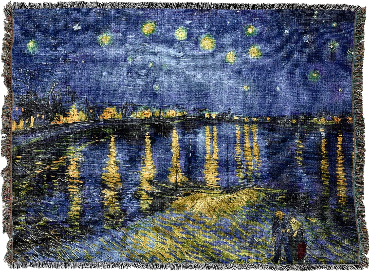 Pure Country Weavers Starry Night Over The Rhone Blanket by Vincent Van Gogh - Fine Art Gift ...
