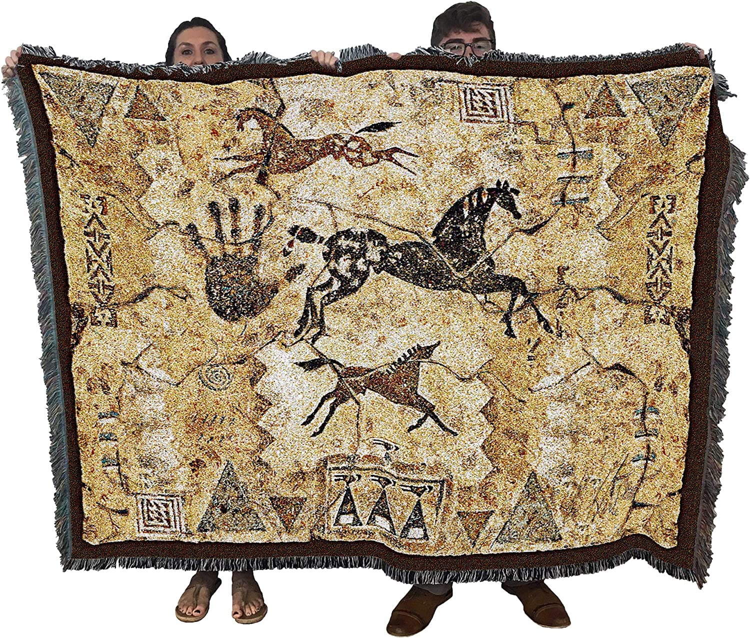 Pure Country Weavers Tlalocs Tribe Blanket by Cecilia Henle - Southwest ...