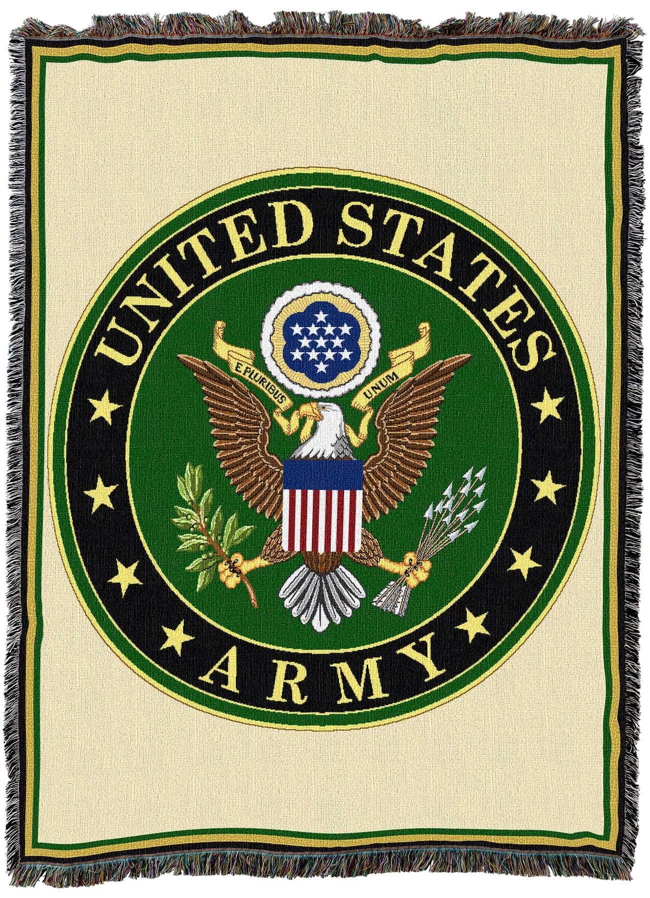 Pure Country Weavers US Army -Military Service Mark Seal Blanket Eagle ...
