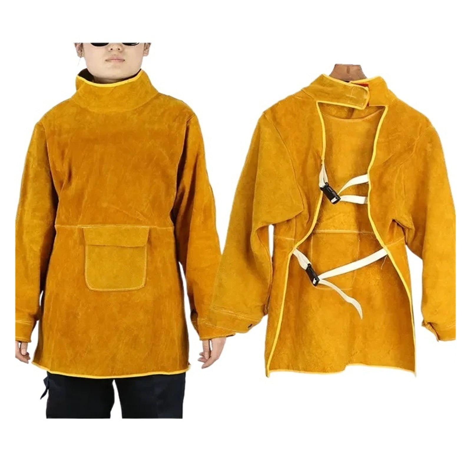 Pure Cowhide Reverse Dressing Wear-Resistant Thermal Insulation Flame ...