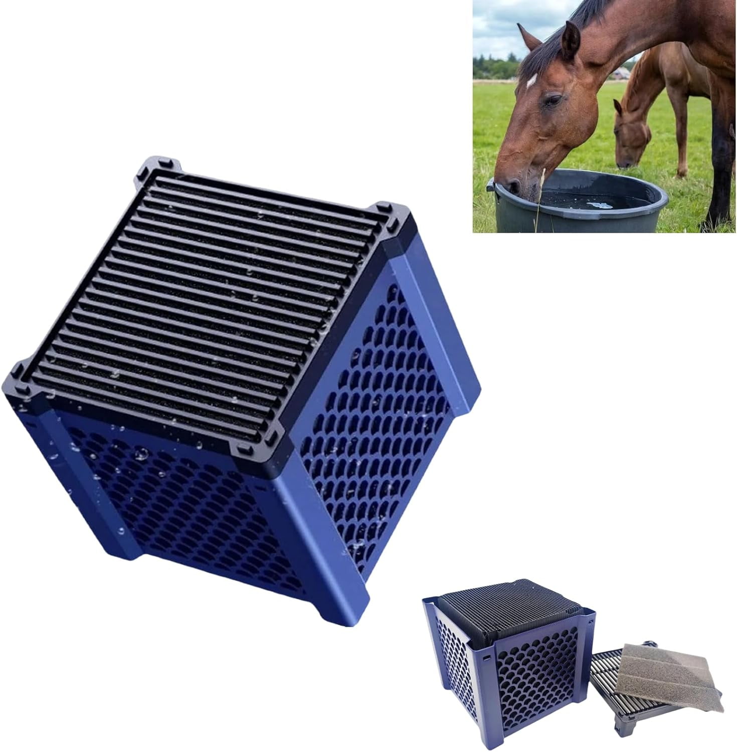 Pure Cube Water Trough Filter 2.0 Eco Aquarium Water Purifier Cube with ...