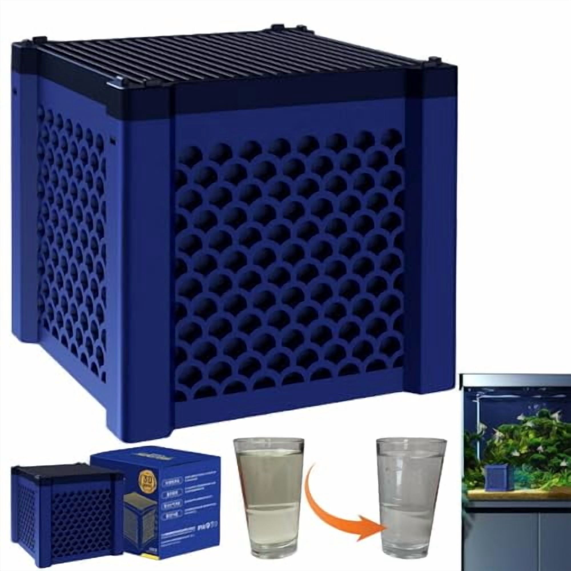 Pure Cube Water Trough Filter 2.0, Eco-Aquarium Water Trough Purifier ...