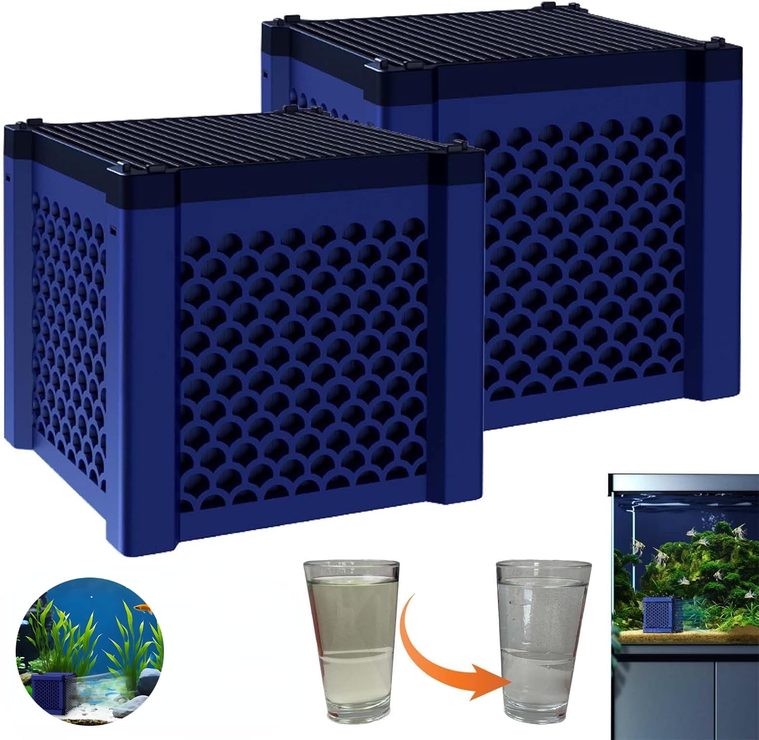 Pure Cube Water Trough Filter 2.0, Eco-Aquarium Water Trough Purifier ...