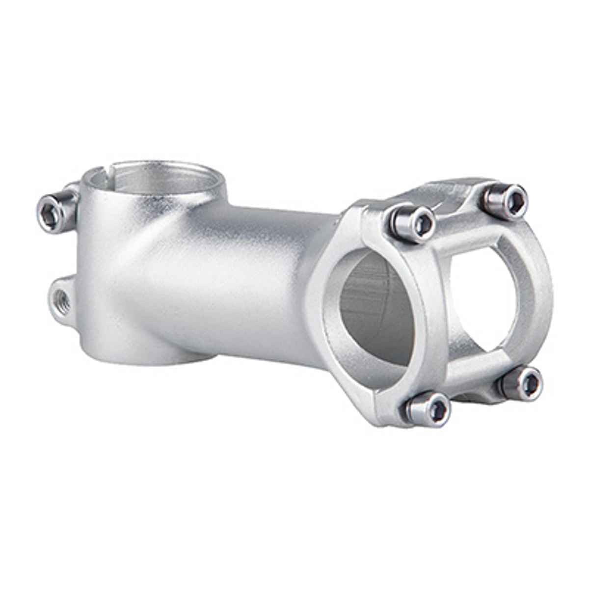 Pure Cycles Threadless Stem Road 90mm 25.4mm 1-1/8 in 7 Deg Silver ...