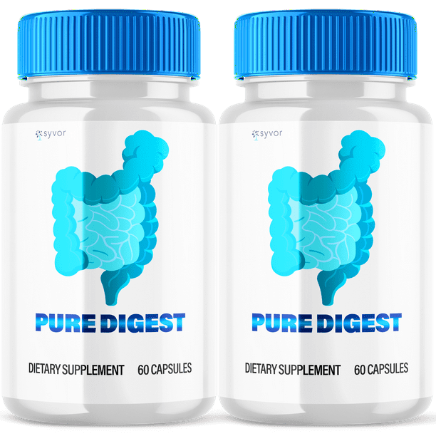 Pure Digest Advanced Gut Health Support Supplement 120 Capsules ...