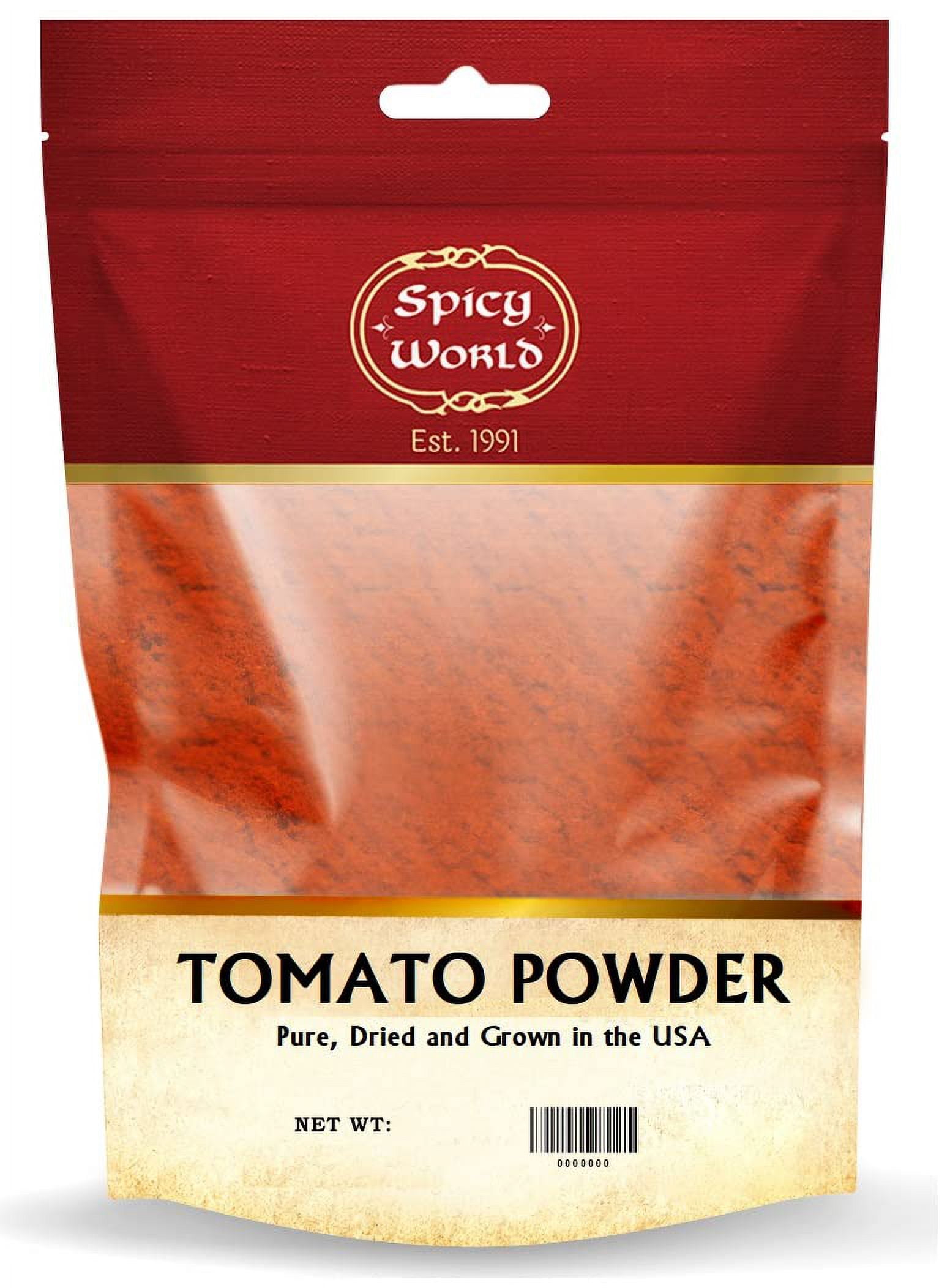 Pure Dried Tomato Powder 20oz (1.25LB) Jar 100% Natural USA Grown - by ...