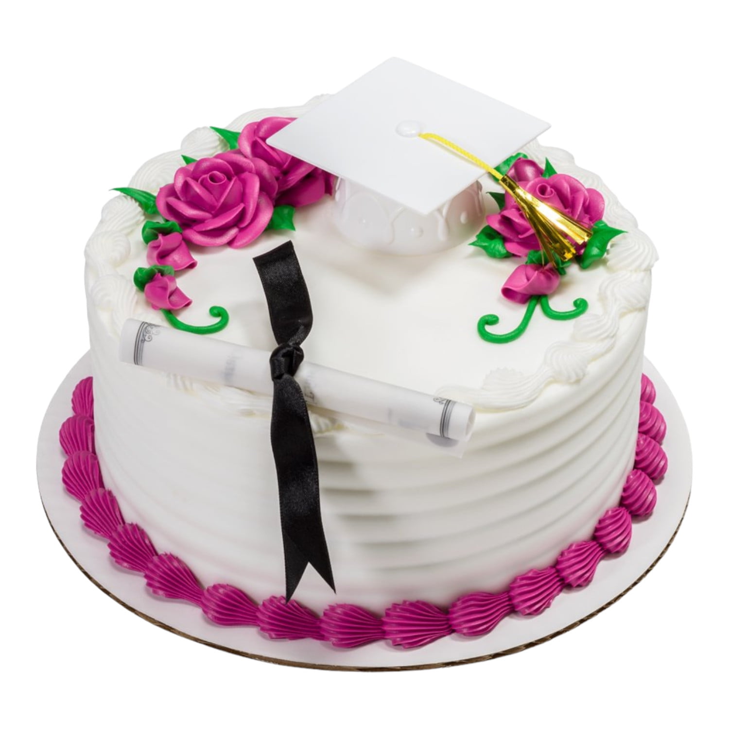 Pure Elegance Grad Cap Cake Topper - Walmart.com