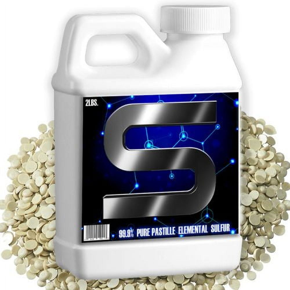 Pure Elemental Sulfur 2lbs Bottle - Walmart.com