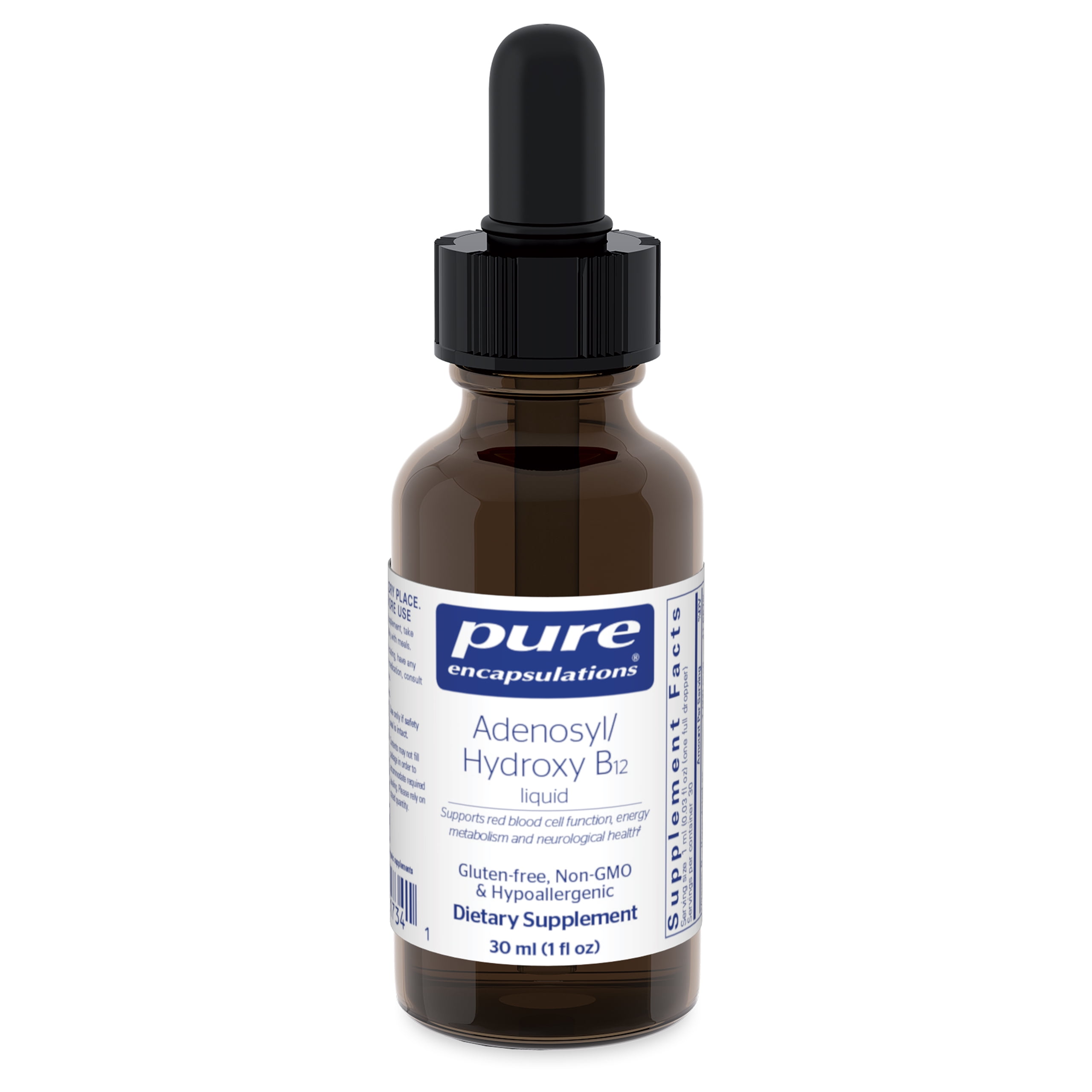 Pure Encapsulations Adenosyl/Hydroxy B12 | Vitamin B12 Yeast-Free for ...