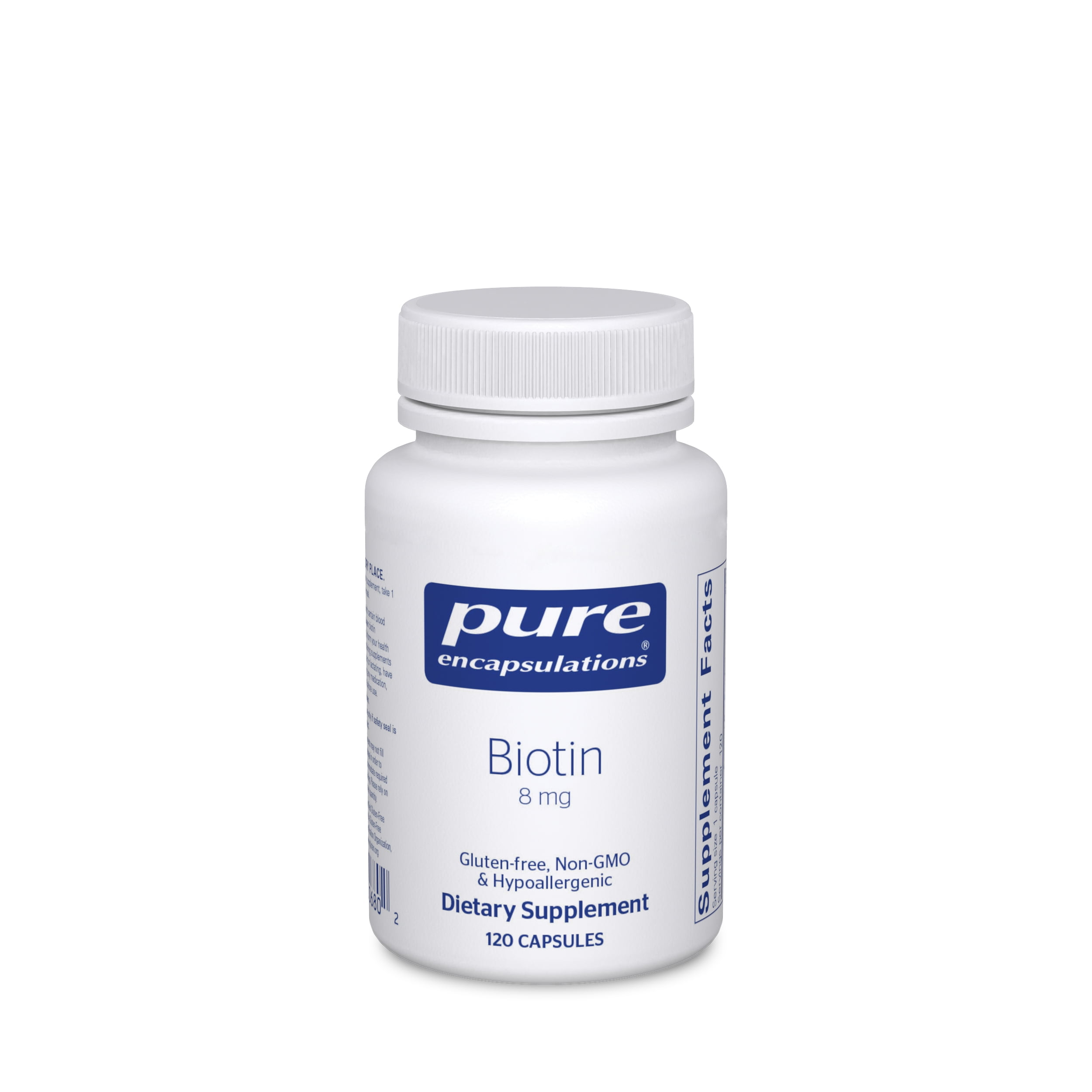 Pure Encapsulations Biotin 8mg | Hair, Skin, Nail Support & Metabolism ...