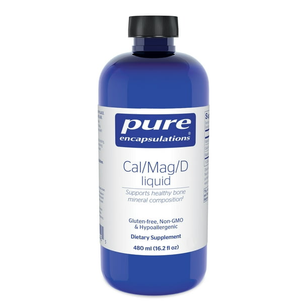 Pure Encapsulations Cal/Mag/D Liquid | Calcium, Magnesium and Vitamin D ...