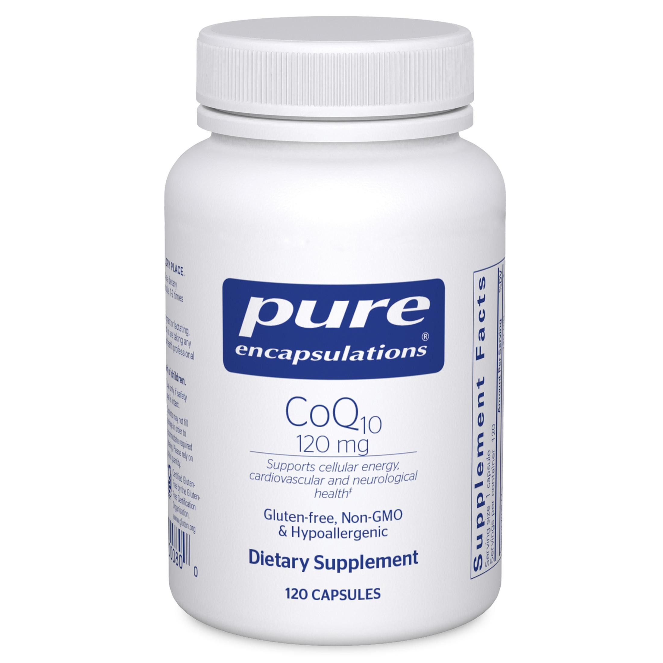 Pure Encapsulations CoQ10 120 mg | Supplement for Energy ...