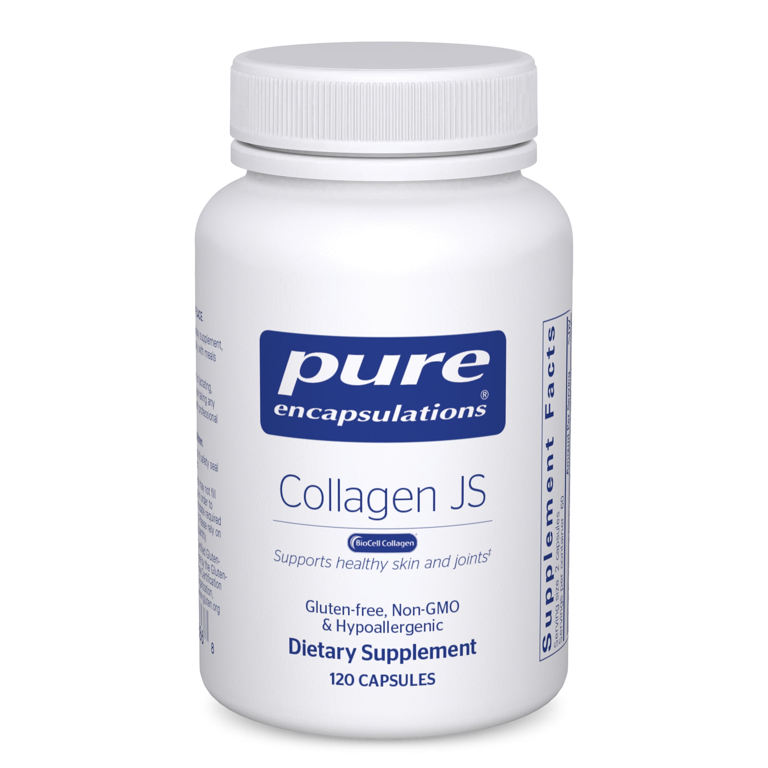 Pure Encapsulations - Hyaluronic Collagen JS Capsules | Skin Care ...