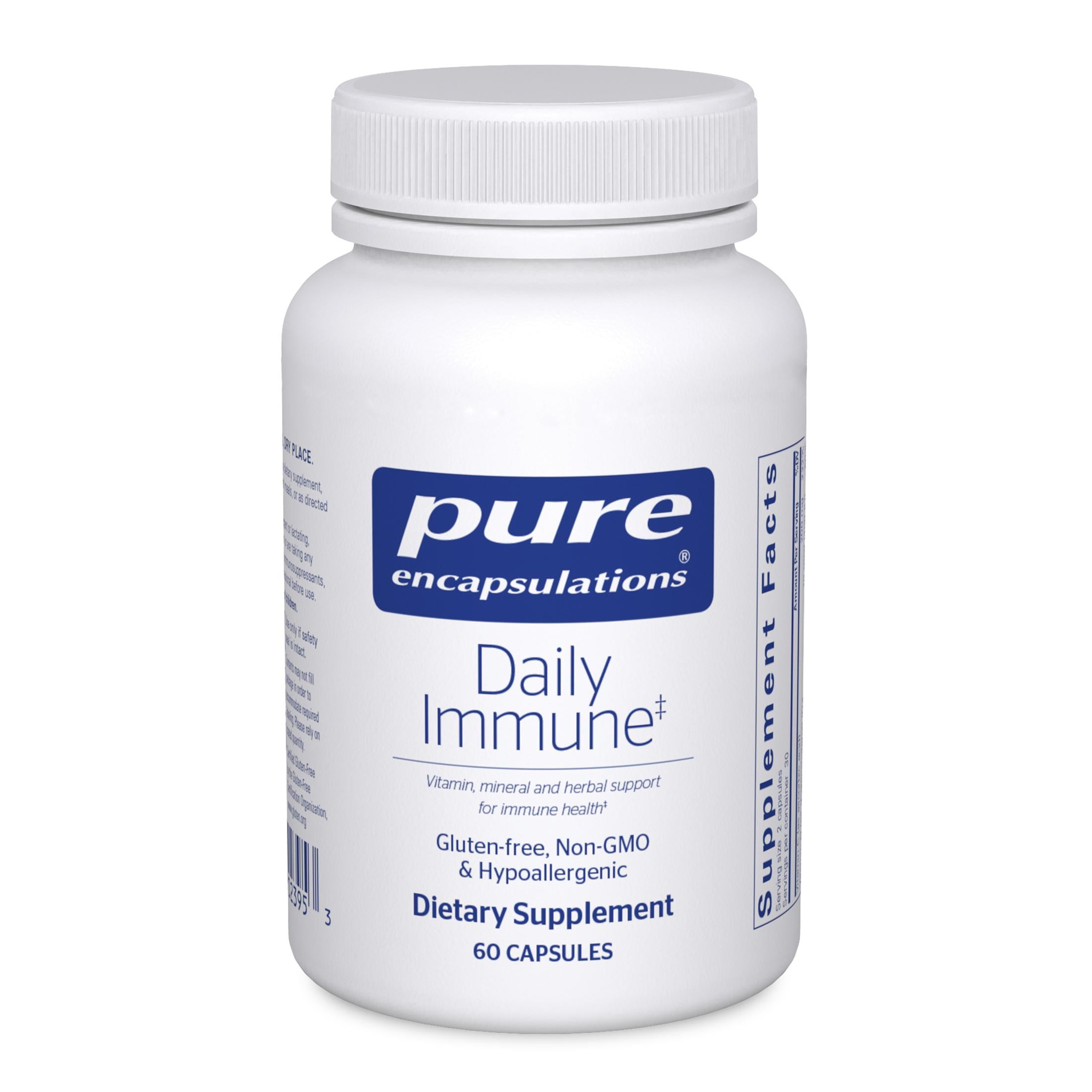 Pure Encapsulations Daily Immune | Zinc, Vitamin, Mineral, Herbal ...