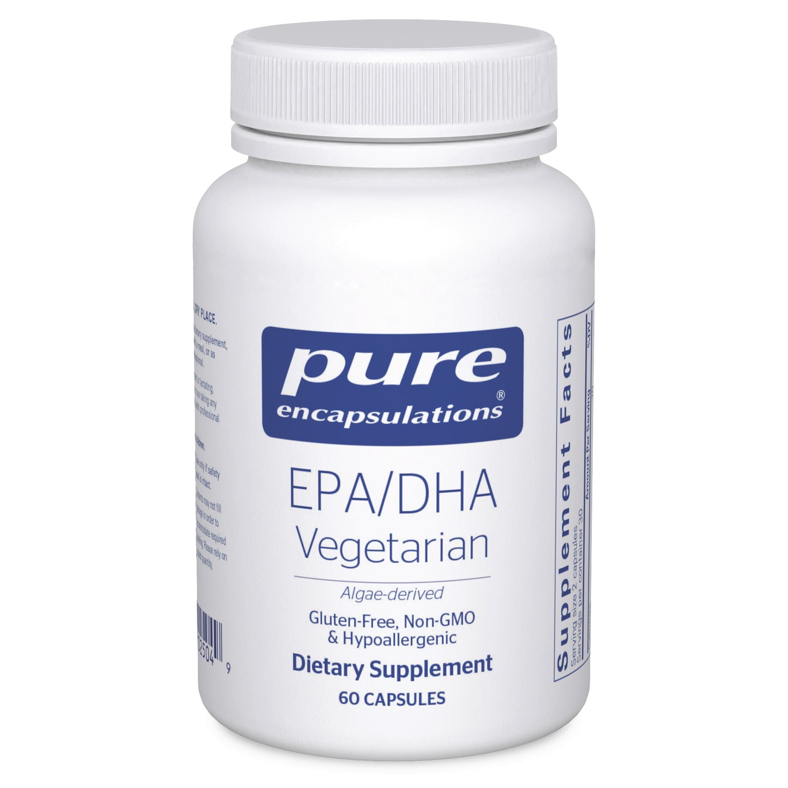 Pure Encapsulations EPA/DHA Vegetarian | Algae-Derived EPA and DHA to ...