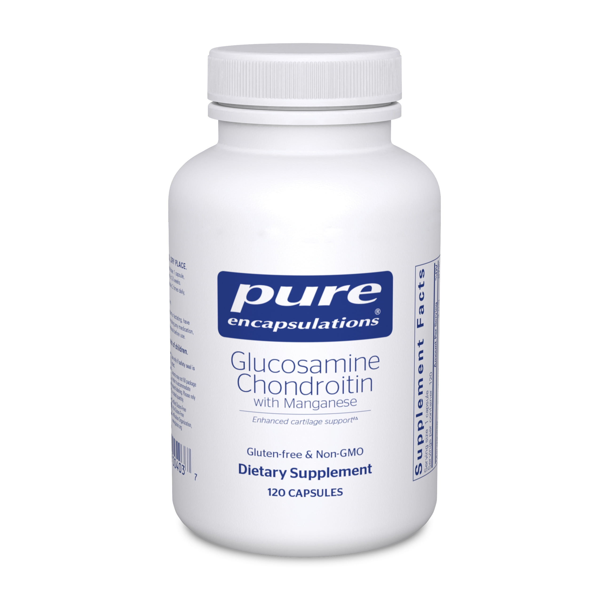 Pure Encapsulations Glucosamine Chondroitin with Manganese | Supplement ...
