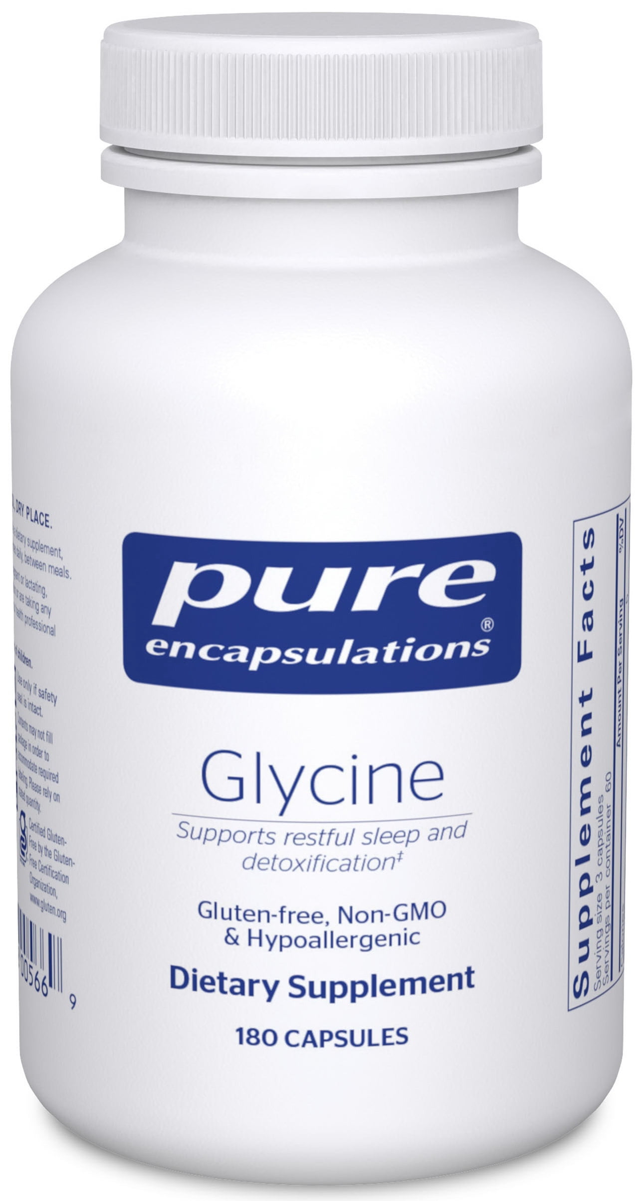 Pure Encapsulations Glycine | Amino Acid Supplement for Liver Detox ...