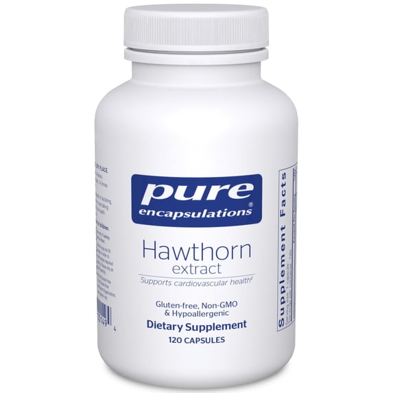 Pure Encapsulations - Hawthorn Extract Cardiovascular Support ...