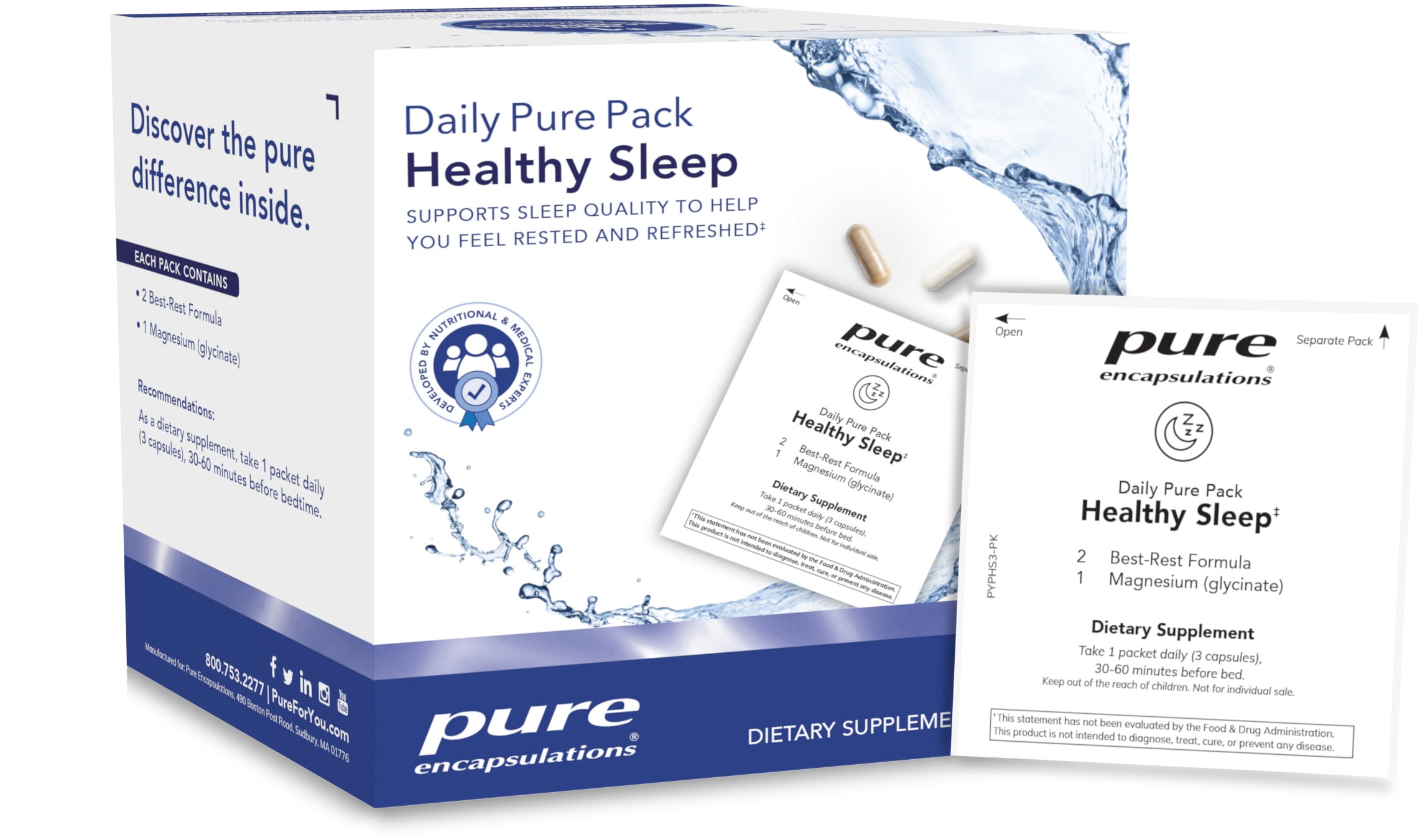 Pure Encapsulations Healthy Sleep | Daily Pure Pack | 28 Packets ...