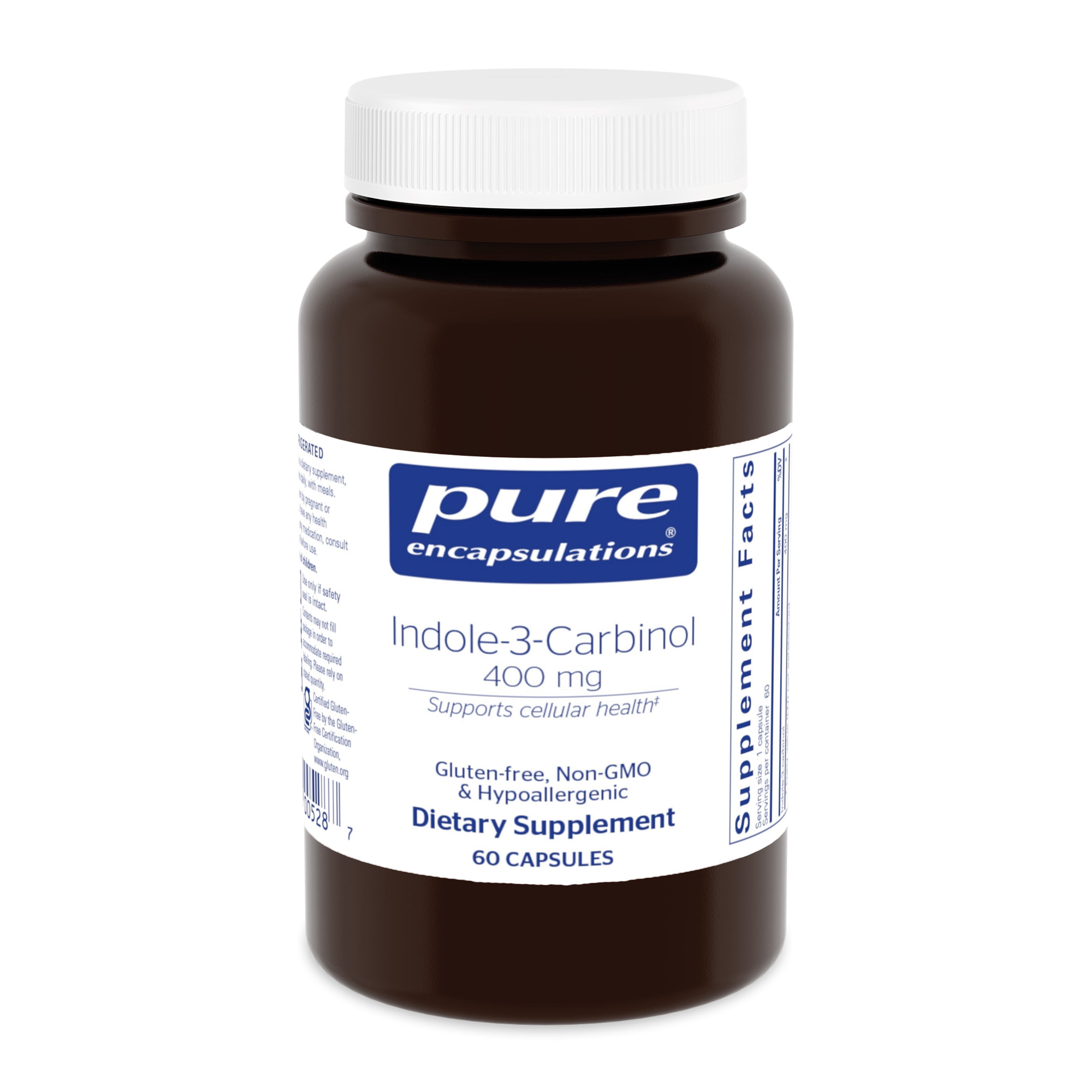 Pure Encapsulations Indole-3-Carbinol 400 mg | Supports Healthy Breast ...