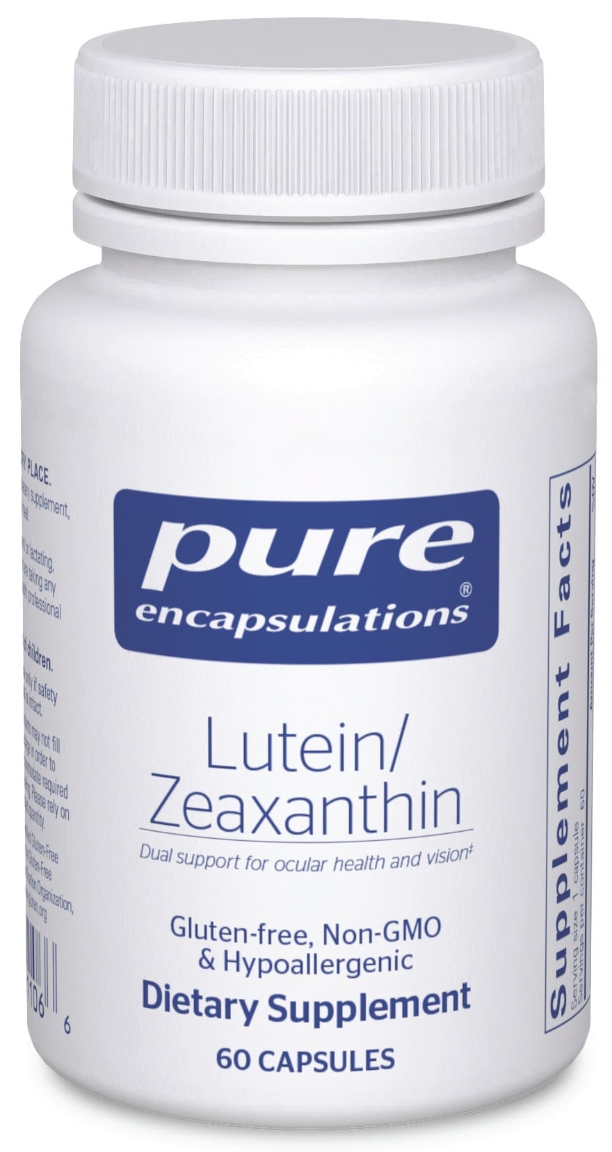 Pure Encapsulations Lutein Zeaxanthin, Vision and Macular Support, 60 ...