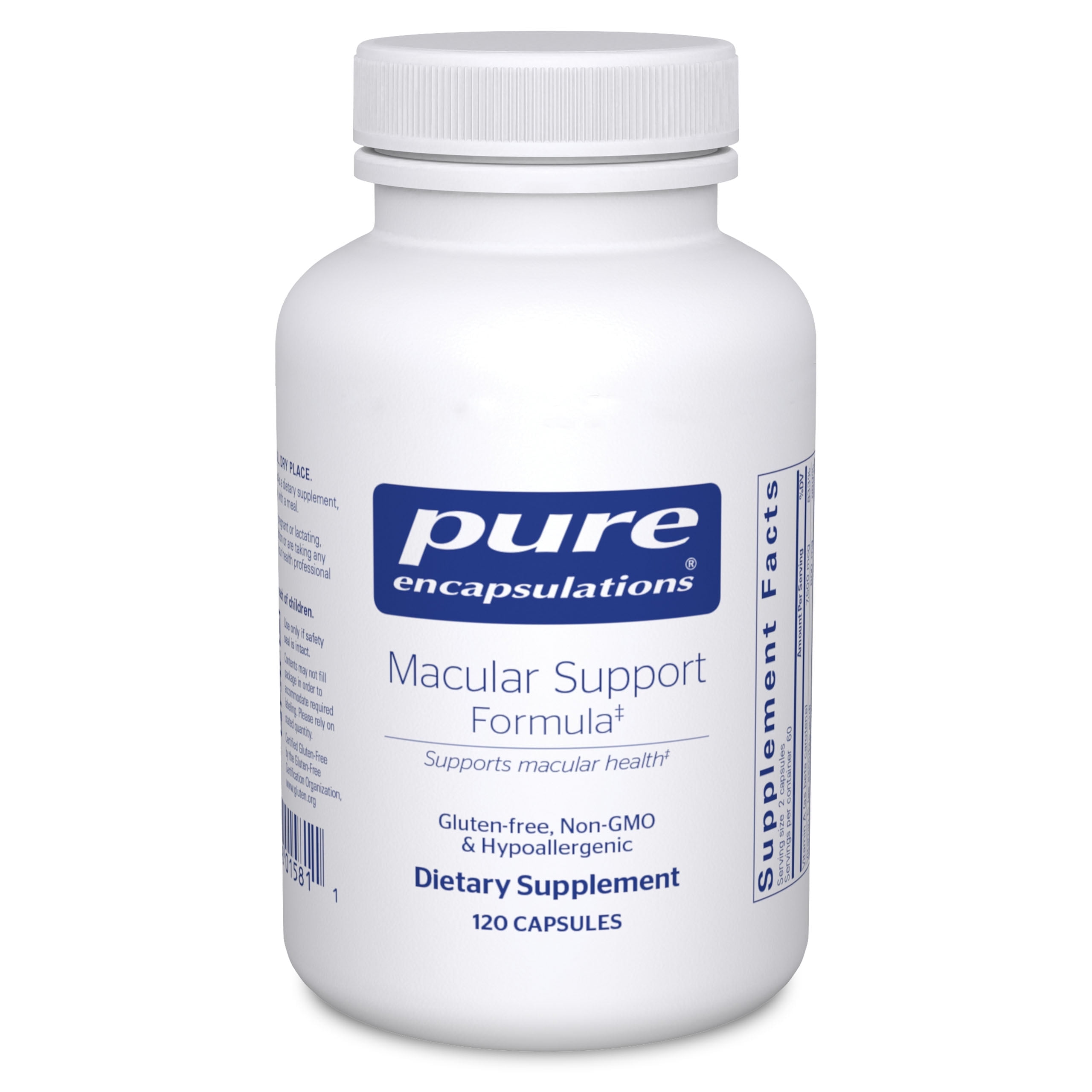 Pure Encapsulations - Hypoallergenic Macular Support Formula for ...